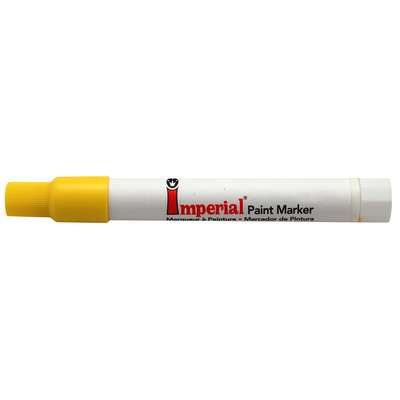 9661 Imperial Solid Tire/Paint Marker - Yellow | Imperial Supplies