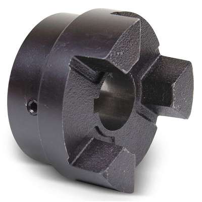 929904-4 L190 Size 1-5/8" Sintered Iron Jaw Coupling Hub, Keyway Size ...