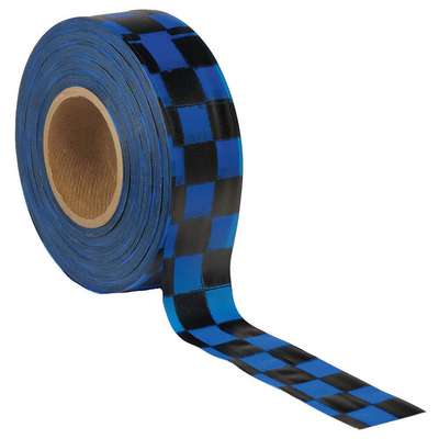 941557-1 Presco Products Co Flagging Tape: Blue/Black, 1 3/16 in Roll ...