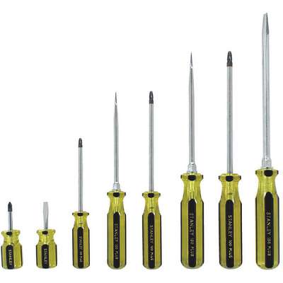 926520-4 Stanley Keystone Slotted/Phillips Screwdriver Set, Acetate ...