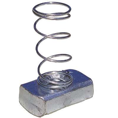 915277 Steel Channel Spring Nut, Electro Galvanized Finish | Imperial ...
