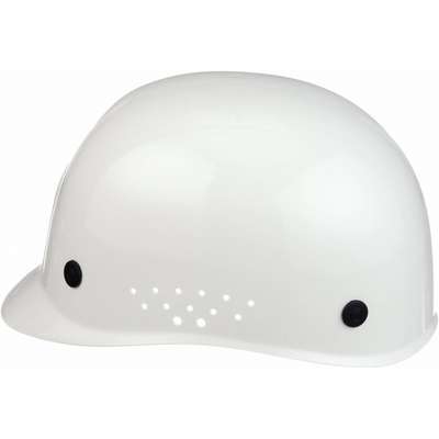 911009-7 Msa Bump Cap: Front Brim Head Protection, White, Pinlock, 6-1/ ...