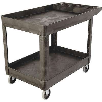 911889-5 Rubbermaid Polypropylene Flat Handle Utility Cart, 500 lb ...