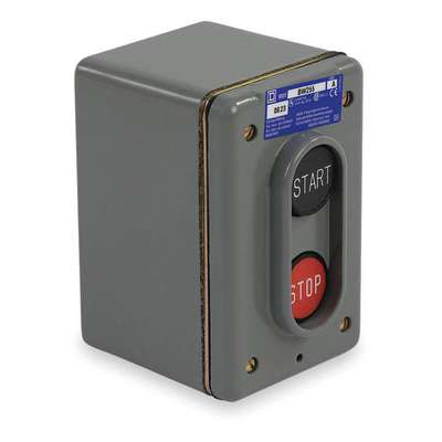 933331-3 Square D Push Button Control Station, 2NO, Start/Stop, Push Button/Push Button, Number ...