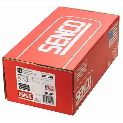 920309-1 Senco Staples, 16 ga., 2" Length, Steel, Class 1 Galvanized ...