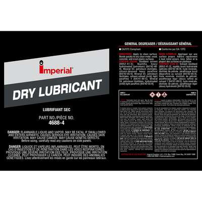3688 Label Only For Imperial Dry Graphit Lube, 4688-4 | Imperial Supplies