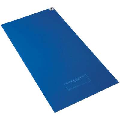 919283-2 Condor Disposable Tacky Mat: Blue, 30 in Mat L, 24 in Mat W ...