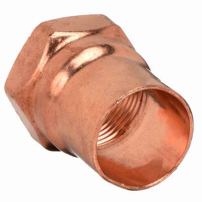938569-6 Adapter: Wrot Copper, Cup x FNPT, 2 in Copper Tube Size, For 2 ...