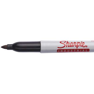911626-9 Sharpie Permanent Industrial Marker, Ink-Based, Blacks Color ...