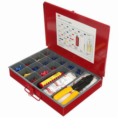914301-4 3M Wire Terminal Kit, Terminal Type: Vinyl Insulated, Number ...