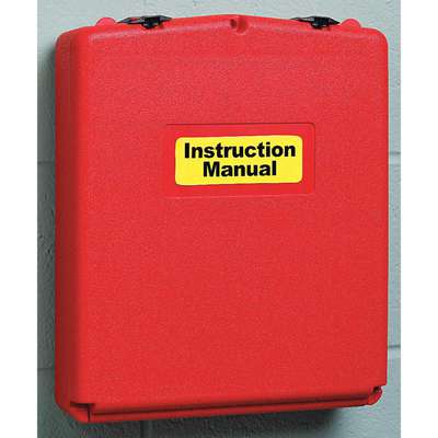 910112-3 Justrite Document Box: 15 3/4 in Overall Ht, 13 1/8 in Overall ...