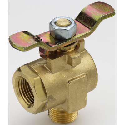 91164 1/2" Tee Handle Ball Valve Brass | Imperial Supplies