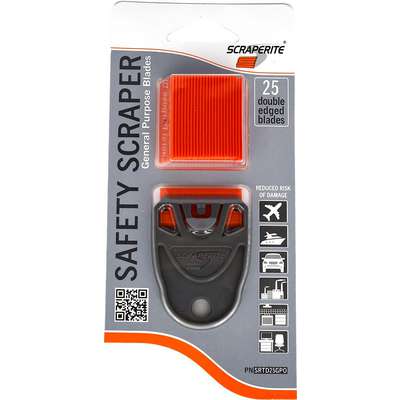 6993 Scraperite Reversible Razor Blade, Plastic, Orange | Imperial Supplies