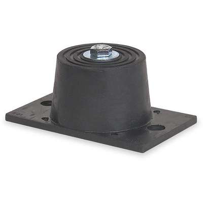 913254-4 Floor Mount Vibration Isolator, Neoprene, 1150 to 2300 lb ...