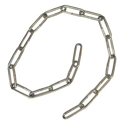 933160-6 25 ft Straight Chain, 4 Trade Size, 205 lb Working Load Limit ...