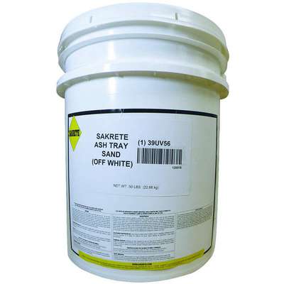 920208-4 Sakrete 50 lb. White Ash Tray Sand, 12-1/2" Width, 13" Height ...