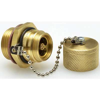 NO SPILL SYSTEMS 12-18150-06C Quick Drain Plug - Brass, M18-1.5 ...