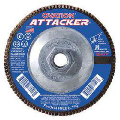 920769-4 4-1/2" Arbor Mount Flap Disc, Type 27 Grit Zirconia Alumina, 1 ...