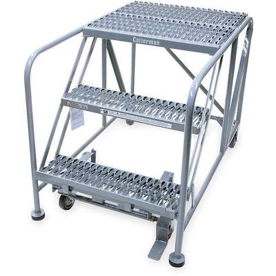910896-7 Cotterman Rolling Work Platform, Steel, Single Access Platform ...