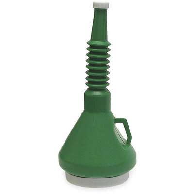 913352-6 Funnel King Capped Funnel, Polyethylene, 1-1/2 qt. Total ...