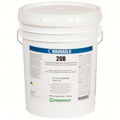 941225-1 Magnaflux Magnetic Particles: Fluorescent, 30 lb, Pail ...