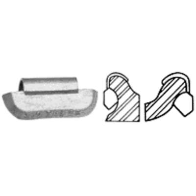 79894 Perfect Equipment Coated Lead Wheel Weight; TAL Series, 2 oz ...