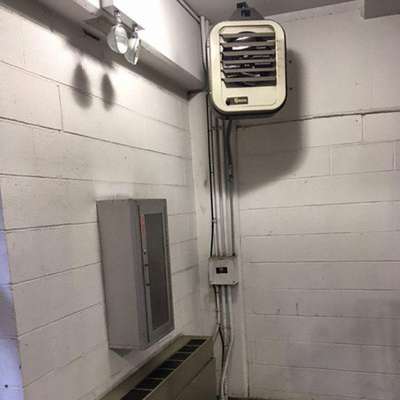 921107-2 Qmark Electric Unit Heater, Wall or Ceiling, Vertical or ...