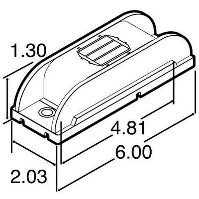 86135 Truck-Lite LED Model 21 Yellow Ectangular, Marker Clearance Light ...