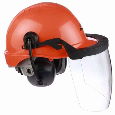 915281-6 Elvex Front Brim Loggers Helmet, Type 1, Class E ANSI ...