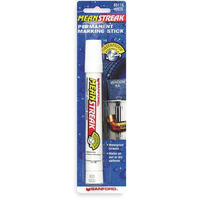 915955-3 Sharpie Permanent Marking Stick, White, Marker Tip Bullet ...