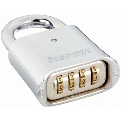 932658-5 Sesamee Combination Padlock, Resettable, Bottom Dial Location ...