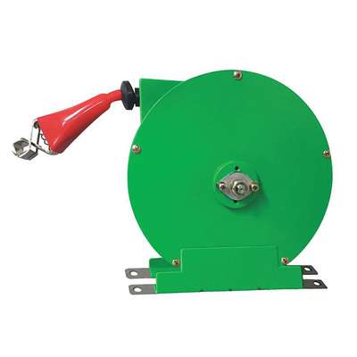 941159-7 Cable Reel: Spring Return, Powder Coated, Locking, Green ...