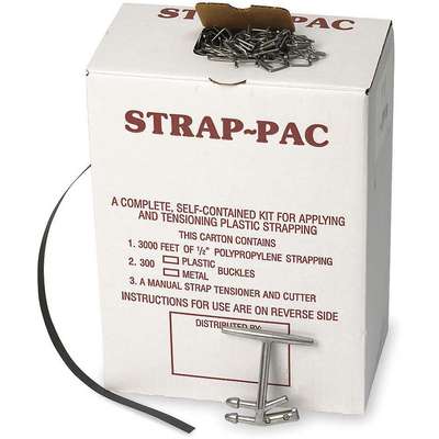 910996-4 Plastic Strapping Kit, Fits Strap Width 1/2", For Use With ...