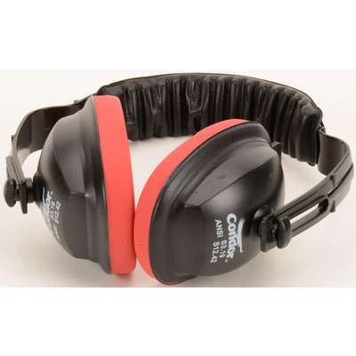 929801 Condor Over-the-Head Ear Muffs, 21dB Noise Reduction Rating NRR ...