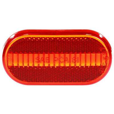 81198 Truck-Lite 8933 Oblong Clearance Marker Replacement Lens; Red ...