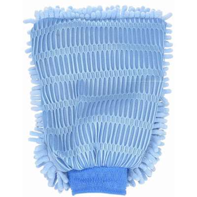 922622-2 11-1/2" x 8" Polyester, Polyimide Scrubbing Mitt, Blue, 1EA ...
