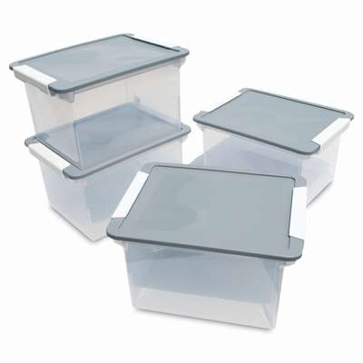 935257-9 Storex File Storage Box, 11-3/4" Height, 18-1/2" Width, 14-1/4 ...