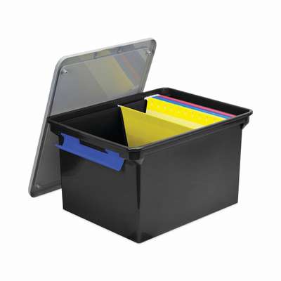 932726 Storex File Storage Box, 11 3/8" Height, 18 1/2" Width, 14 1/4 ...