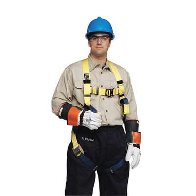 932712-3 3M Full Body Harness for Hot Work, 310 lb, Yellow - L ...