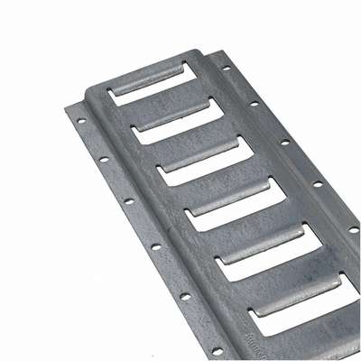 912587-2 12 ga. Series E Track - Galvanized: Steel, Bolt-On Mounting ...