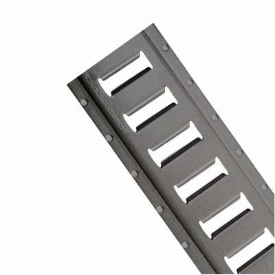 912587-3 Horizontal E-Track: Steel, Bolt-On Mounting, 120 in Lg, 4 87/ ...