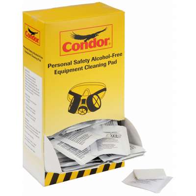 918529-4 Condor Respirator Wipes, Non-Alcohol, Size 8" x 5", Includes ...