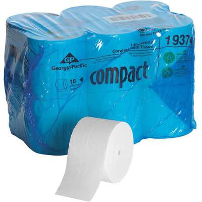 918689-9 Georgia-Pacific Compact® Coreless, 1-Ply Toilet Paper Roll ...
