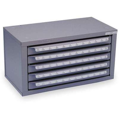 926450-1 Steel Drill Bit Case for Jobber Length Drill Bits, 7-3/8" D x ...