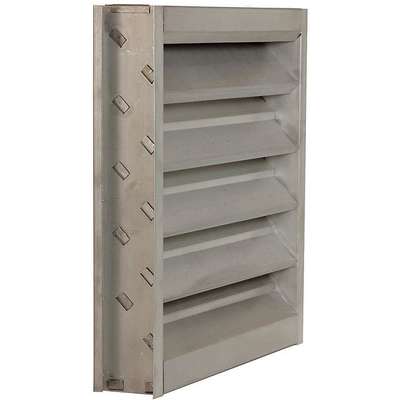 927211-1 Dayton Modular Intake Louver, 24H x 24W Min. Wall Opening ...