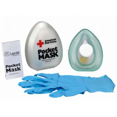 914812-9 American Red Cross CPR Mask, 1 People Served, Number of ...