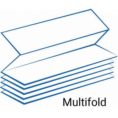 931870-8 OPS 1-Ply, Multifold Paper Towel Sheets; 4 in. x 8-1/2 in ...