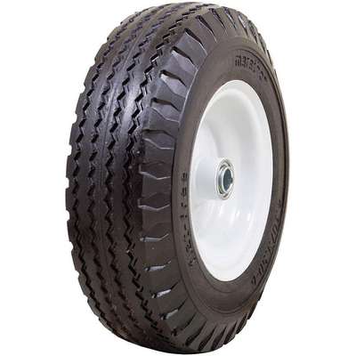 914202-1 12-13/32" Light-Medium Duty Sawtooth Tread Flat-Free Wheel ...