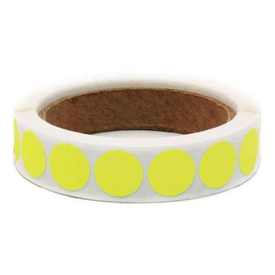 933882-5 Dot Label: Gen Purpose, No Text, Blank, Paper, 3/4 in Ht, 3/4 ...