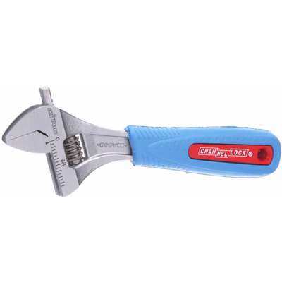 915998-8 Channellock 8" Adjustable Wrench, Cushion Grip Handle, 1-1/2 ...